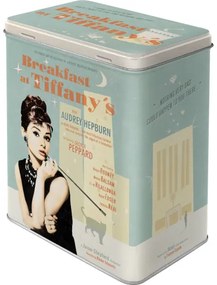 Postershop Plechová dóza - Breakfast At Tiffany's Blue 3l