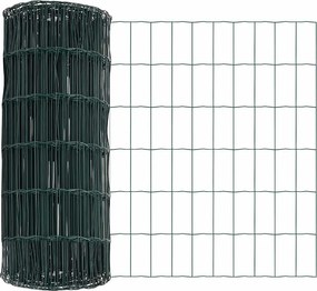 Evropský plot se hroty 25 x 0,4 m Ocel potažená PVC Zelená 3350586