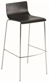 Dřevěná barová židle DESIGNE 48 - nosnost 120 kg - výběr barvy moření - 3D4887