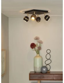 Lucide 77975/20/30 - LED bodové svítidlo BINARI 4xLED/5W/230V černé