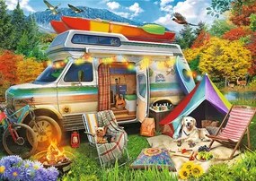 TREFL Puzzle Premium Plus Tea Time: Karavan / 500 dílků / 48 x 34 cm