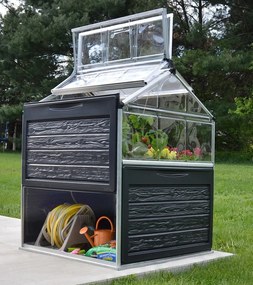 Mini skleník Plant Inn s úložným prostorem 1,18 x 1,18 m Palram - Canopia