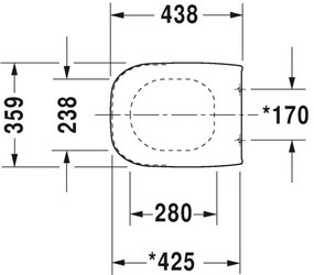 Duravit D-Code WC sedátko 67390000