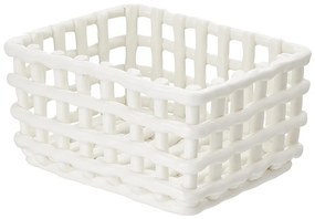 CRAFT Keramický košík 20 x 16 cm - krémová