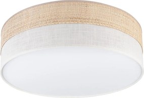 Stropní svítidlo SIRJA BOHO 2xE27/15W/230V pr. 45 cm béžová/krémová