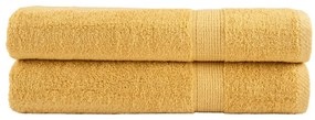 Prémiové ručníky SOLUND 2 ks zlaté 100x200 cm 600 g/m² 137293