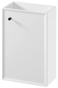 Cersanit Mille, závěsná WC skříňka 392x214x590 mm + keramické umyvadlo Como, bílá matná, S801-568