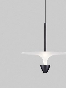 Matně černé hliníkové LED závěsné svítidlo ø 34 cm Topio – Nova Luce