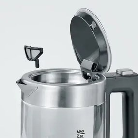 Severin WK 3472 stříbrná / Rychlovarná konvice / 1100W / 0.5 l