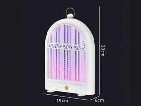Verk Group Elektrická led insekticidní lampa uv pro komáry mouchy přívěsek 2 usb režimy