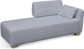 Potah na lenošku Mysinge barva modrá látka pletený vzor