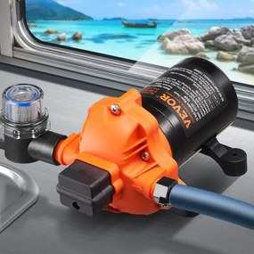12 V membránové čerpadlo 13,2 l/min 13,25 l/min 3komorový tlakový spínač vodního