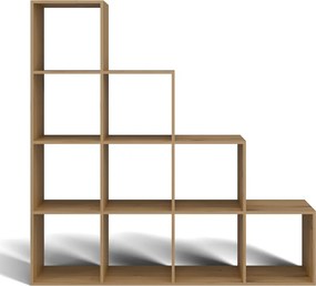Regál Step 4x4 dub artisan