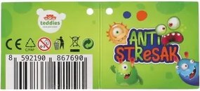 TEDDIES Antistresový míček pavouk 10 cm / Antistresová hračka / Na bat