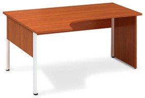 Ergonomický stůl ProOffice A 180 x 120 cm, levý, třešeň