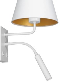 Nástěnná lampa ARDEN 1xE27/60W+1xG9/8W/230V bílá/zlatá