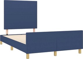 Rám postele bez matrace modrá 120x200 cm textil 3124885