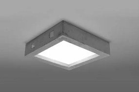 Stropní LED svítidlo SOLLUX Riza 18W beton/sklo SL.0995