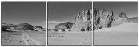 Obraz na plátně - Silnice v poušti - panoráma 5129QB (150x50 cm)