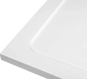 Aqualine Aqualine, TECMI sprchová vanička z litého mramoru 100x70x3 cm, PQ10070
