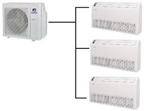Podstropně Parapetní Klimatizace Gree 1+3 (2,6kW + 2,6kW + 2,6kW) Multi-split R32