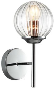 Chromové nástěnné svítidlo Best pro žárovku E14  - Candellux