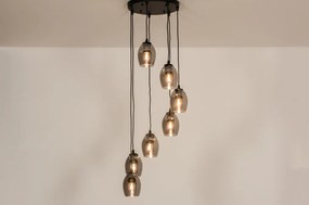 Závěsné designové svítidlo do obýváku Margit 7 Round