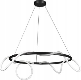 Závěsná lampa Fantasia Round Led černá 60 cm