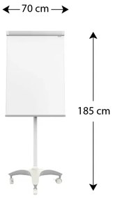 ALLboards EXCLUSIVE FL5EC flipchart tabule 100 x 70 cm