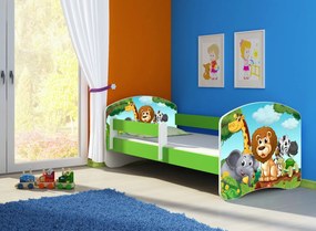 Dětská postel - Safari 2 180x80 cm zelená
