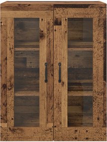 Nástěnné skříňky 2 ks Staré dřevo 69,5 x 34 x 90 cm 3394536