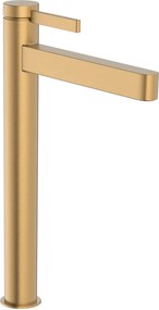 Hansgrohe Finoris - Umyvadlová baterie, s výpustí Push-Open, CoolStart, EcoSmart, kartáčovaný bronz 76072140