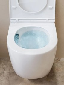 UPTrend Závěsný WC komplet bez příruby CANEO VORTEX TR2196DF včetně Soft-Close sedátka, bílá lesk