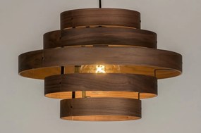 Závěsné designové svítidlo do obývacího pokoje Wood Madeira