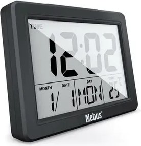 Mebus 25739 Quartz Alarm Clock / Budík / 3 x AAA
