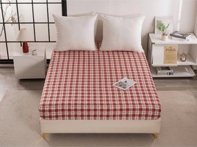 Prostěradlo z mikrovlákna TARTAN HEART barevné 90x200 cm