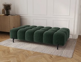 Ferivo prošívaná taška na nohách, tmavě zelený samet