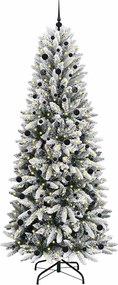 Umělý vánoční stromeček Bílá 240 cm PVC, plast, ocel a PE 3396070