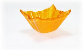 BDK-GLASS Skleněné mističky WINKY - oranžové Rozměr: 10x10cm