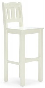 Masivní barová židle Jodpur bílá