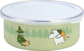 Miska s víkem Moomin Campers 0,8l, smalt / zelená