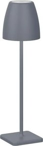 NV 9223997 Venkovní stolní lampa COLT tmavě šedý litý hliník a akryl LED 2W 3000K IP54 62st. 5V DC vypínač na těle USB kabel stmívatelné - NOVA LUCE