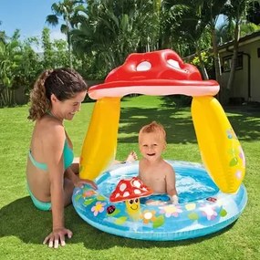 INTEX Nafukovací bazén Muchomůrka se stříškou / 102 x 89 cm / PVC