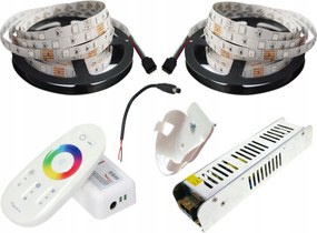 Set 10 m Led pásek 5050 Rgb Bílý P. Dotykový