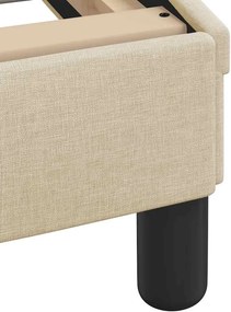 Postel s matrací Dover krémová 160 x 200 cm textil 3208429