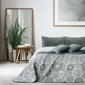 DecoKing Přehoz na postel Alhambra šedá, 220 x 240 cm, 220 x 240 cm