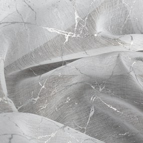 ZÁCLONA NA KROUŽCÍCH REVA 140X250 CM VZOROVANÁ