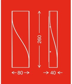 Telefunken 312704TF-LED Venkovní nástěnné svítidlo 2xLED/5,5W/230V IP44 stříbrná