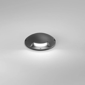 FAN LED-GROUND-R1 Venkovní svítidlo LED GROUND antracit, hliník, 6 W, 730 lm, CCT, IP65, 21 x 5,4 cm 24V - FANEUROPE