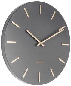 Designové nástěnné hodiny 5821GY grey Karlsson 30cm
